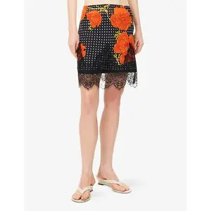 NEVER FULLY DRESSED Poppy Maeva Mini Chiffon Skirt