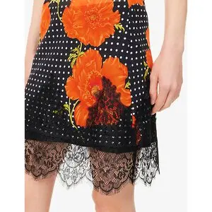 NEVER FULLY DRESSED Poppy Maeva Mini Chiffon Skirt