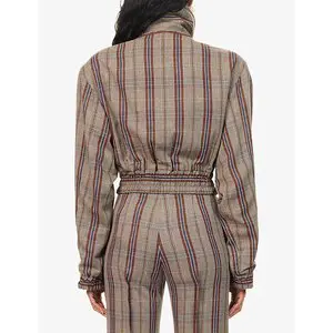 VIVIENNE WESTWOOD Memphis Cropped Woven Bomber Jacket