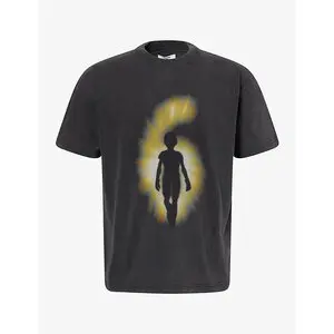 1886 Digital Sense Graphic-print Cotton T-shirt - Black