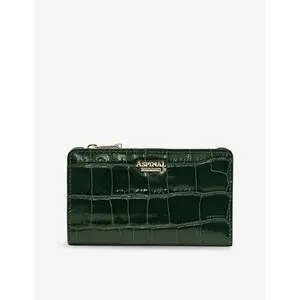 ASPINAL OF LONDON Mayfair Leather Wallet Evergreen