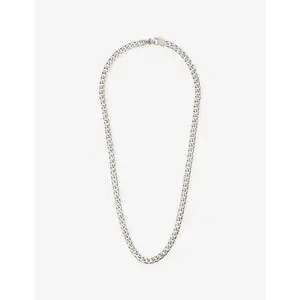 Tom Wood Frankie Chain Rhodium-plated 925 Sterling- Necklace - Silver