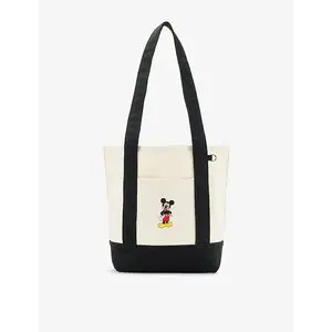 THE DISNEY STORE AT SELFRIDGES Mickey Mouse Embroidered Canvas Tote Bag