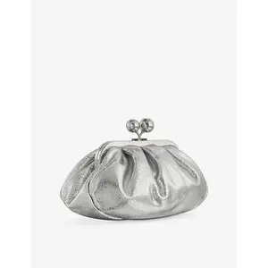 Max Mara Pasticcino Metallic Leather Handbag