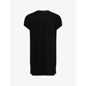 Rick Owens Cap-sleeve Jumbo Cotton T-shirt - Black