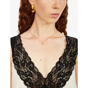 RACHEL JACKSON Mini Twisted T-bar Sterling Silver Necklace