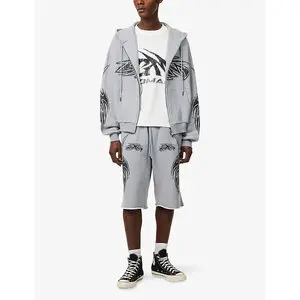 GODMADE Vivid Logo-print Cotton Shorts