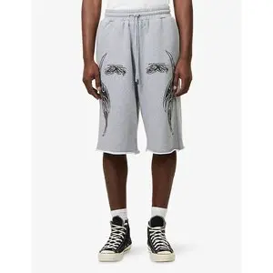 GODMADE Vivid Logo-print Cotton Shorts