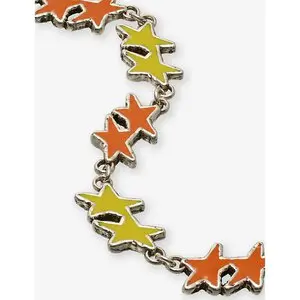 TWOJEYS Melted Stars 925 Sterling Silver-plated Brass Necklace
