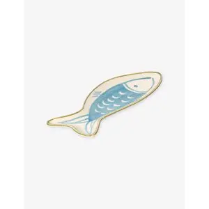 DAMSON MADDER Fish-shaped Ceramic Plate