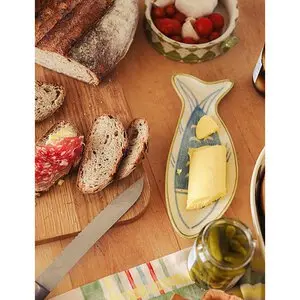 DAMSON MADDER Fish-shaped Ceramic Plate