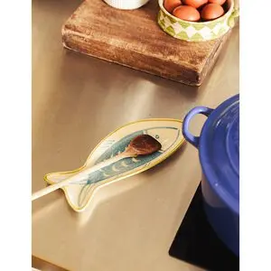 DAMSON MADDER Fish-shaped Ceramic Plate