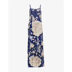 LA FUORI Sequined Maxi Dress