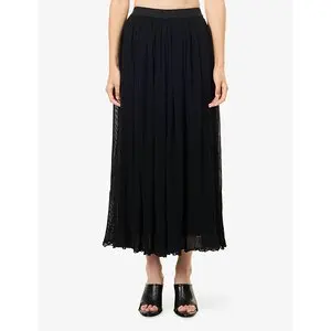 CFCL Hypha Lucent Glitter Flared-leg Knitted Trousers