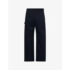 Loewe Anagram Embroidered Cotton Twill Trousers