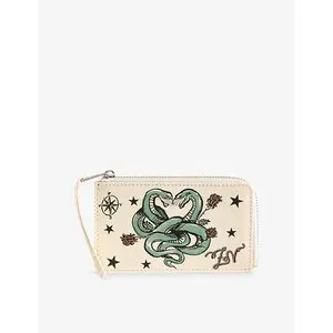 Zadig&Voltaire Rock Tattoo Leather Cardholder - Flash