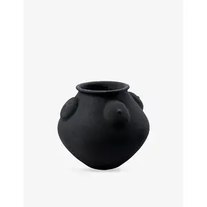 BITOSSI CERAMICHE The Shape Of Resistance Ceramic Vase - Black