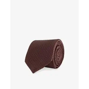 Corneliani Printed Silk Tie - Red