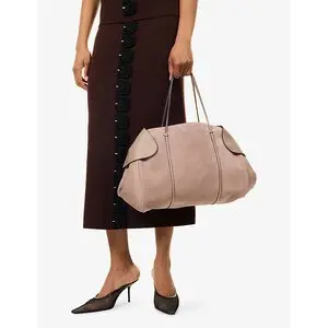 NEOUS Berenices Suede Holdall - Taupe