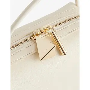 VERAFIED Café Mini Leather Shoulder Bag