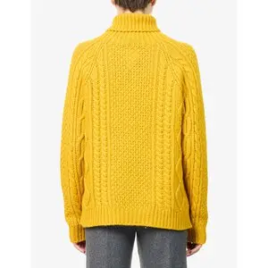 Max Mara Aran-knit Relaxed-fit Wool-blend Jumper
