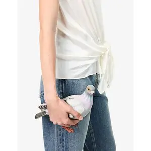 JW Anderson Pigeon Resin Clutch Bag - Grey