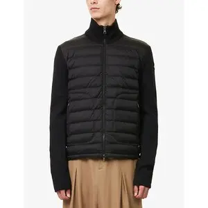 Moncler Hybrid Zip-up Padded Knit Cardigan