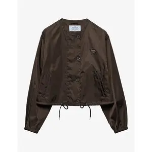 Prada Re-nylon Cropped Blouson Jacket