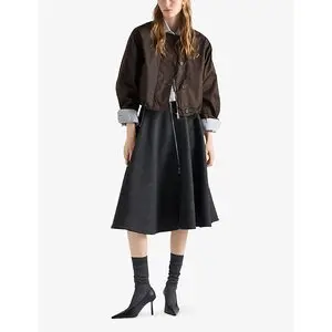 Prada Re-nylon Cropped Blouson Jacket