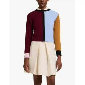 Marni Colour-block Cashmere Knit Jumper