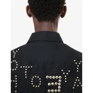 Yohji Yamamoto Stud-embellished Denim Jacket