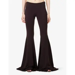 REBIRTH Kick Flared Stretch-woven Trousers