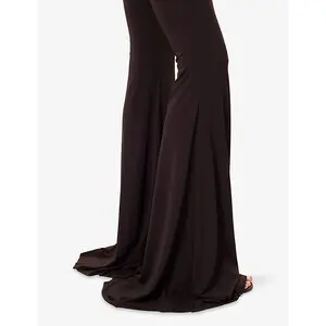 REBIRTH Kick Flared Stretch-woven Trousers