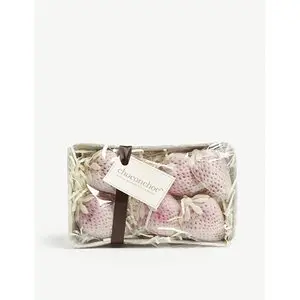 CHOC ON CHOC White Chocolate Strawberry Punnet 6 Pieces - One-color