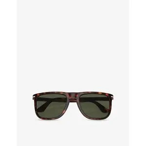 Persol Po3336s Pilot-frame Acetate Sunglasses - Brown