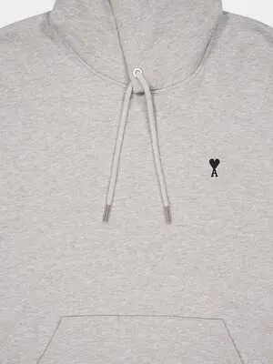AMI Paris Heather Cotton De Coeur Sweatshirt