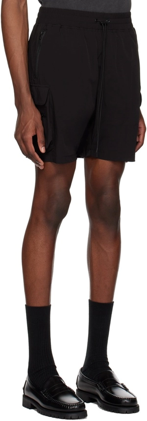 REPRESENT Elastic Waist Cargo Shorts - Black