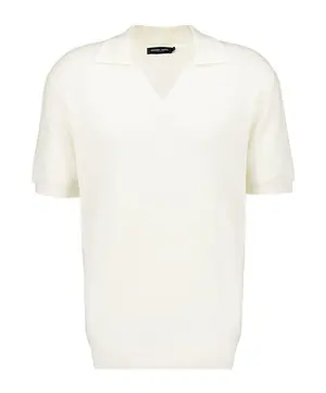 Frescobol Carioca Knitted Polo Shirt - White