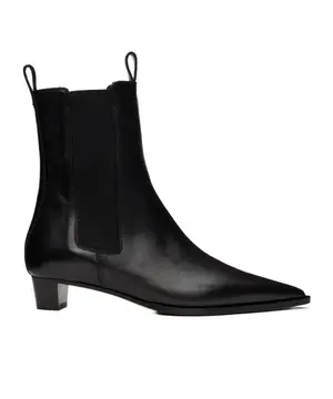 AeydĒ Kiki Pointed Chelsea Boots - Black