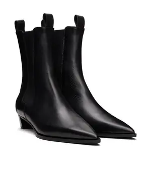 AeydĒ Kiki Pointed Chelsea Boots - Black