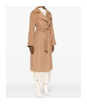 Max Mara Lapel Long-sleeved Coat