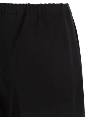 Max Mara Drawstring Wide-leg Trousers - Black