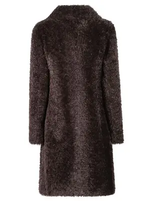 Herno Faux Fur Coat - Black