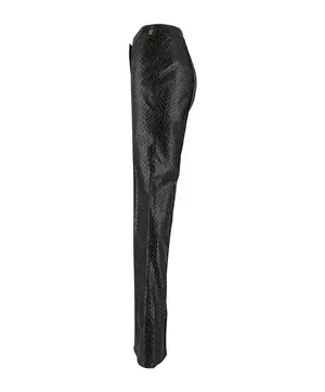 Elisabetta Franchi Fish Scale Pattern Flared Trousers