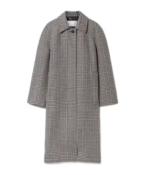 Stella McCartney Checked Belted Wool Coat