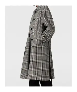 Stella McCartney Checked Belted Wool Coat