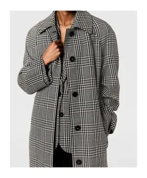 Stella McCartney Checked Belted Wool Coat