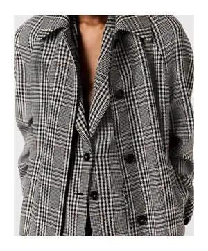 Stella McCartney Checked Belted Wool Coat