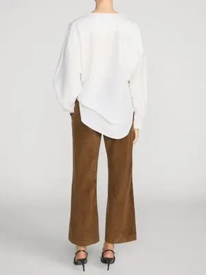 FRAME Corduroy Wide-leg Trousers