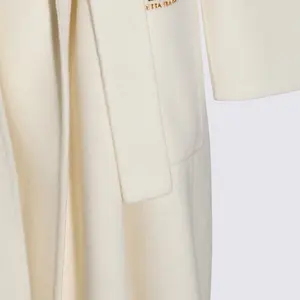 Elisabetta Franchi Wool Double Cloth Coat